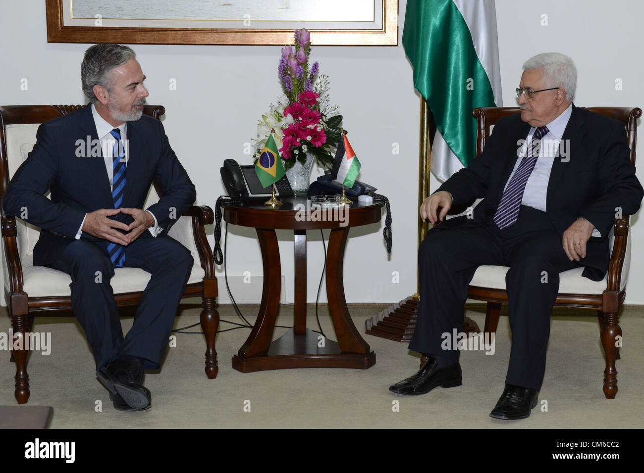 Ramallah, West Bank, Palestinian Territory - Palestinian President ...