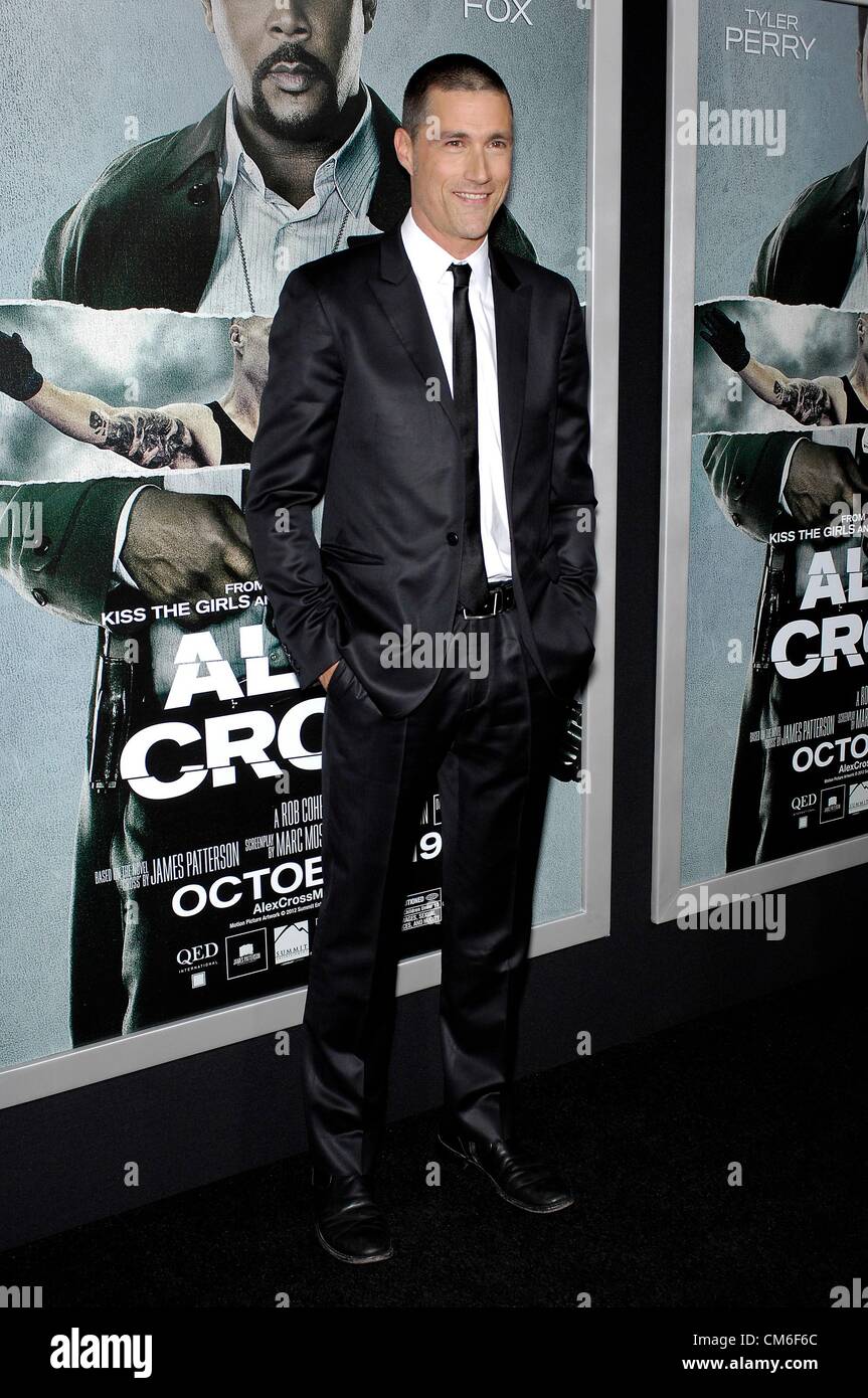 Matthew fox alex cross hi-res stock photography and images - Alamy