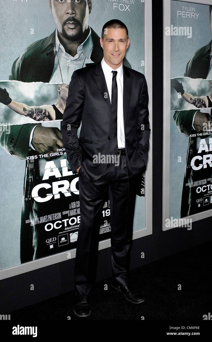 Matthew fox alex cross hi-res stock photography and images - Alamy