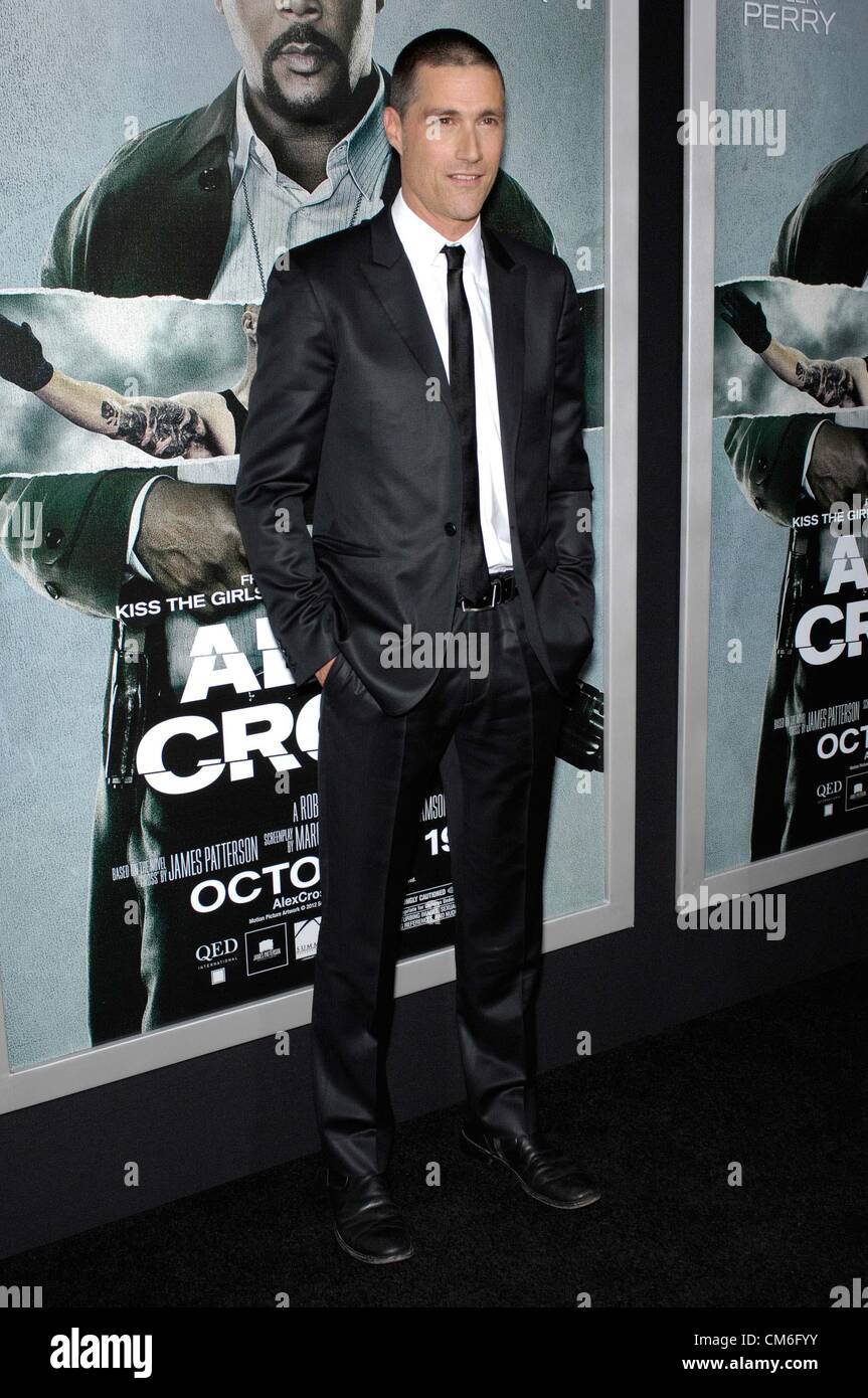Matthew fox alex cross hi-res stock photography and images - Alamy