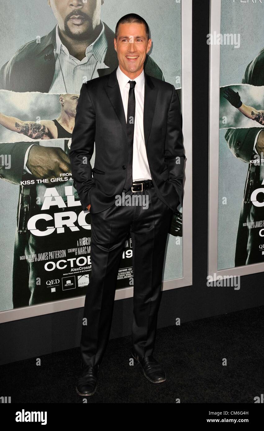Matthew fox alex cross hi-res stock photography and images - Alamy