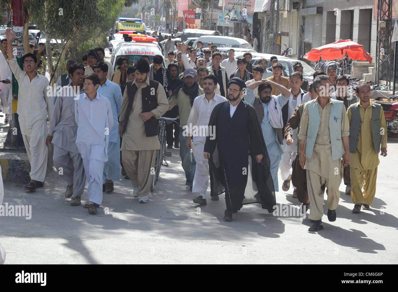 Shiite Muslim Hazara Community people are protesting against killing of ...