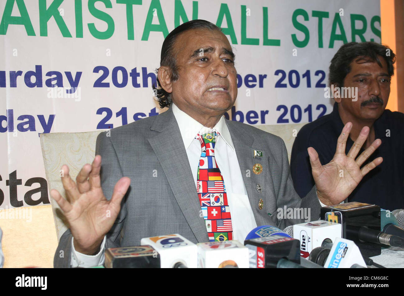 Sindh Sports Minister, Dr. Muhammad Ali Shah addresses to media persons ...