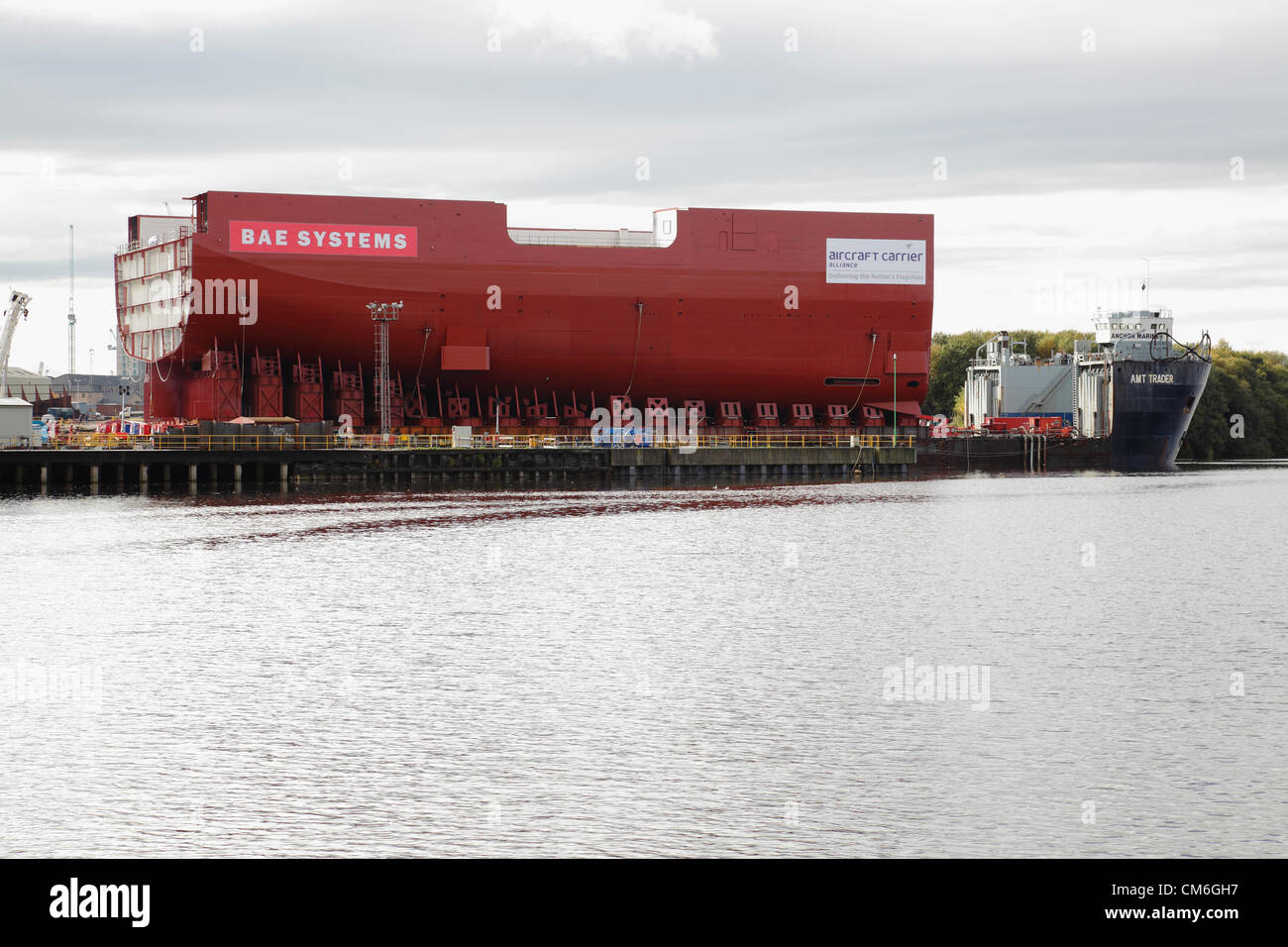 BAE Systems Shipyard, Govan, Glasgow, Tuesday, 16th October, 2012. A ...
