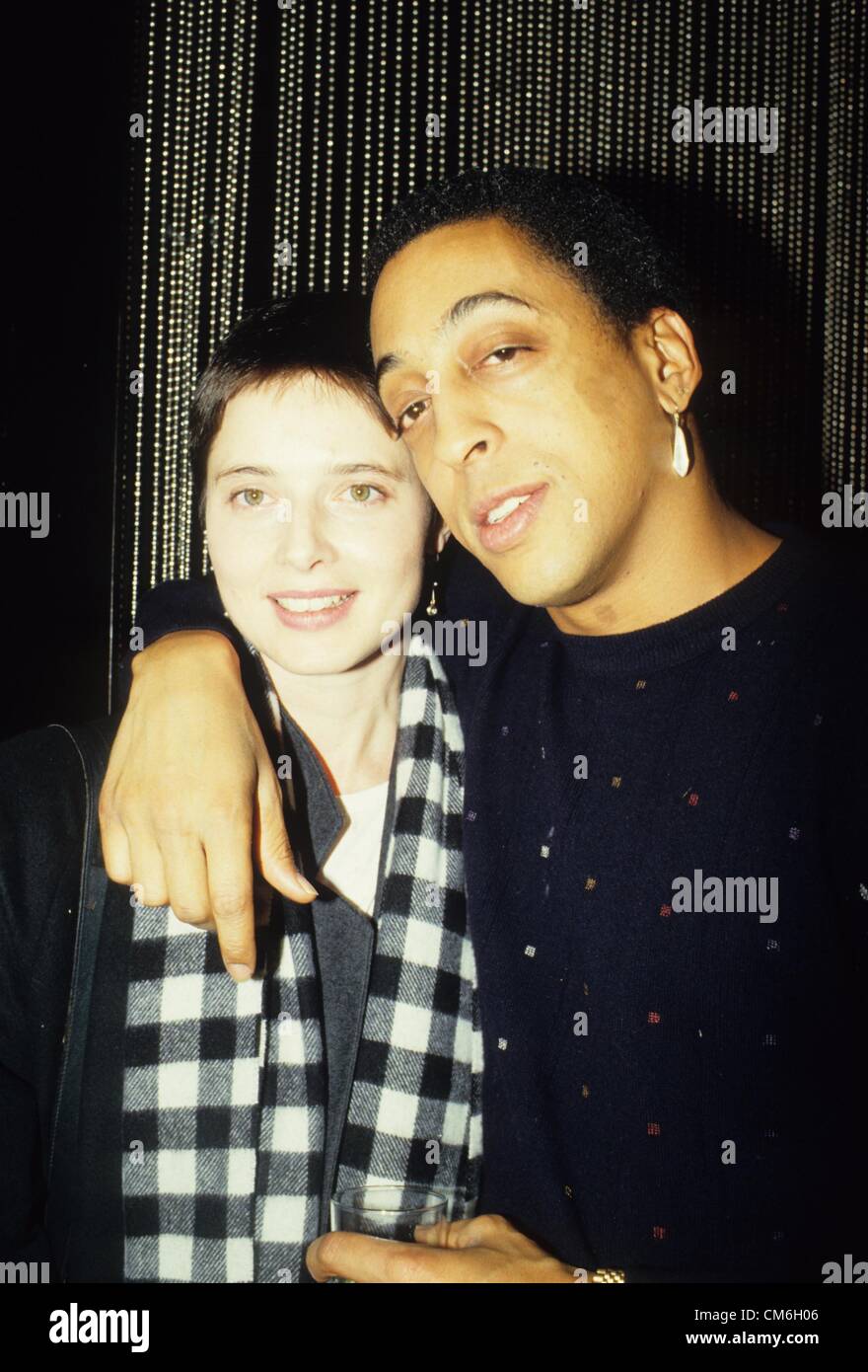 ISABELLA ROSSELLINI Gregory Hines 1987.f3769.Supplied by Photos, inc ...
