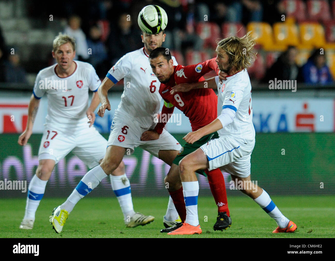 Czech national team players Tomas Hubschman, Tomas Sivok, and Jaroslav ...