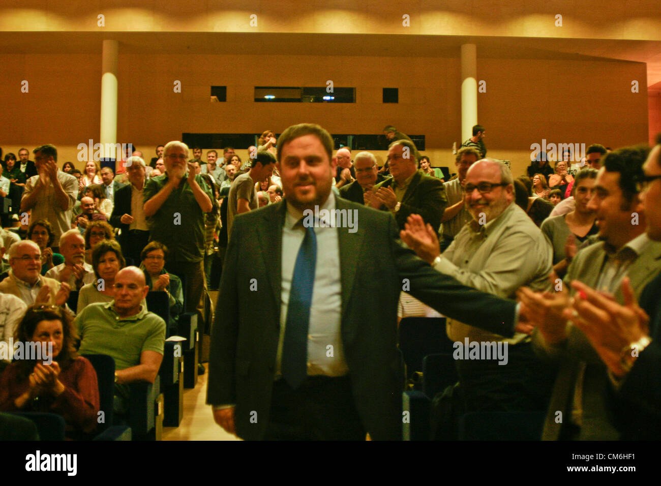 Conference "l'Esquerra d'un nou pais" from Oriol Junqueras. Candidate ...