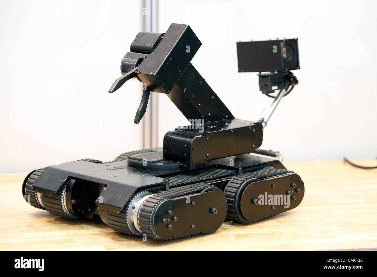 October 17, 2012, Tokyo, Japan - A small prototype robot at Japan Robot ...