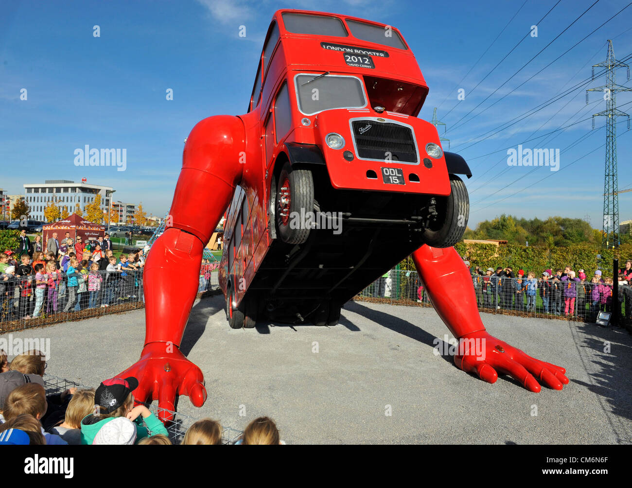 Prague, Czech Republic. 17th October 2012. A British double-decker bus ...
