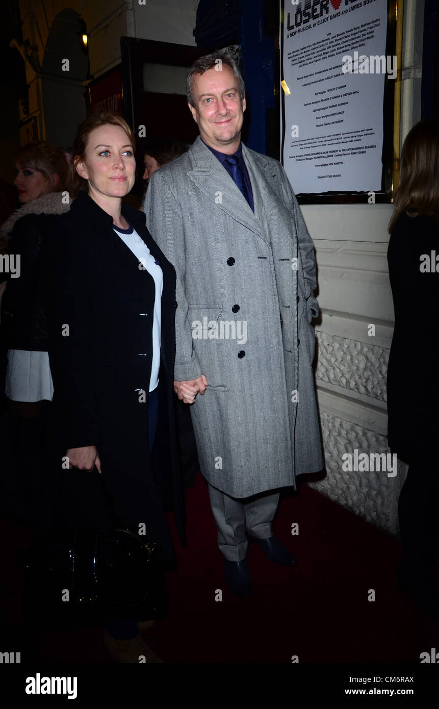 October 17th 2012: Stephen Tompkinson and Guest pose for photos at the ...
