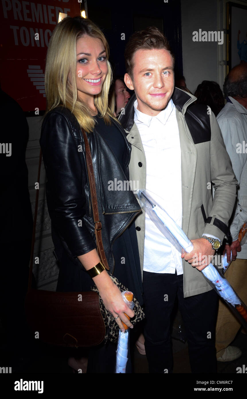 October 17th 2012: Danny Jones poses for photos at the Press Night for ...