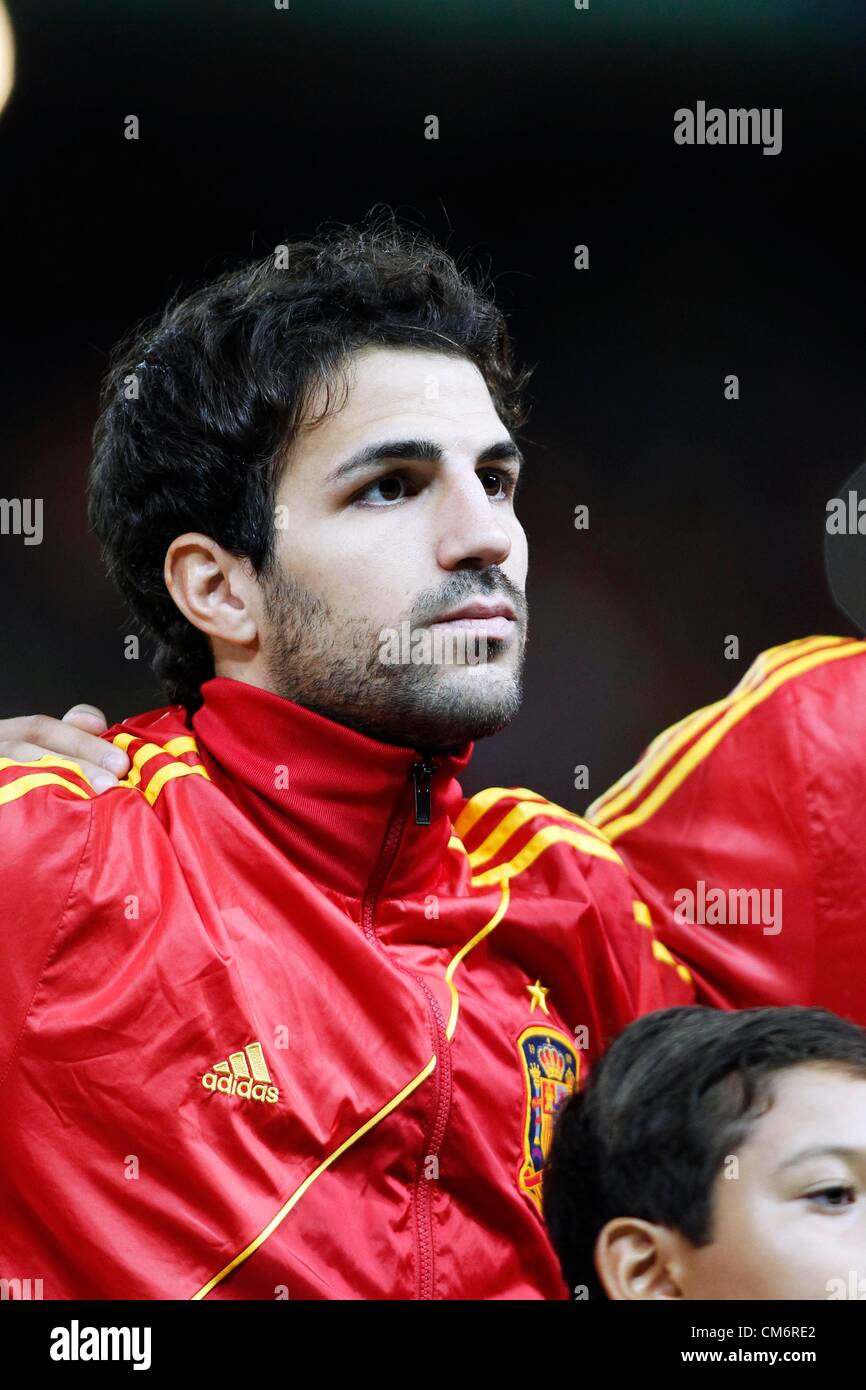 Cesc Fabregas (ESP), OCTOBER 16, 2012 - Football / Soccer : FIFA World ...