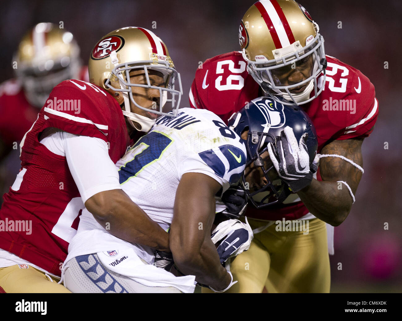 Oct. 18, 2012 - San Francisco, CA, USA - San Francisco 49ers cornerback ...