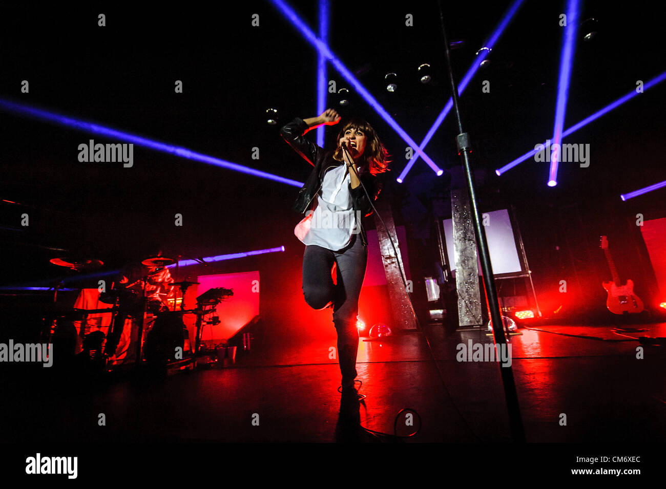 Oct. 18, 2012 - Toronto, Ontario, Canada - Lead singer-songwrighter of ...