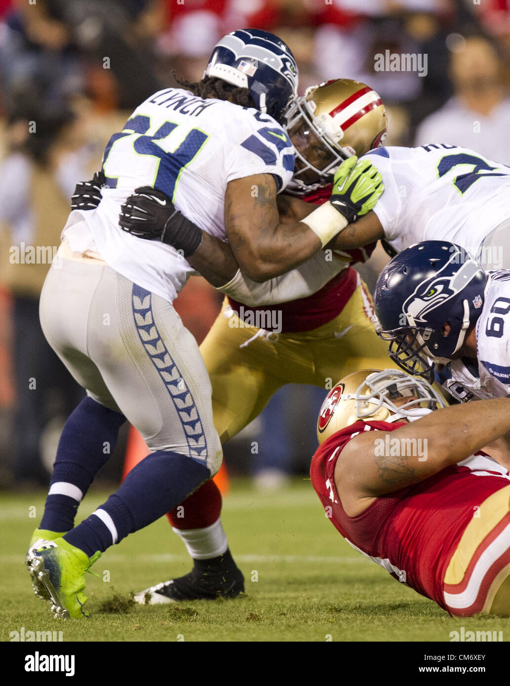 Marshawn Lynch Aldon Smith