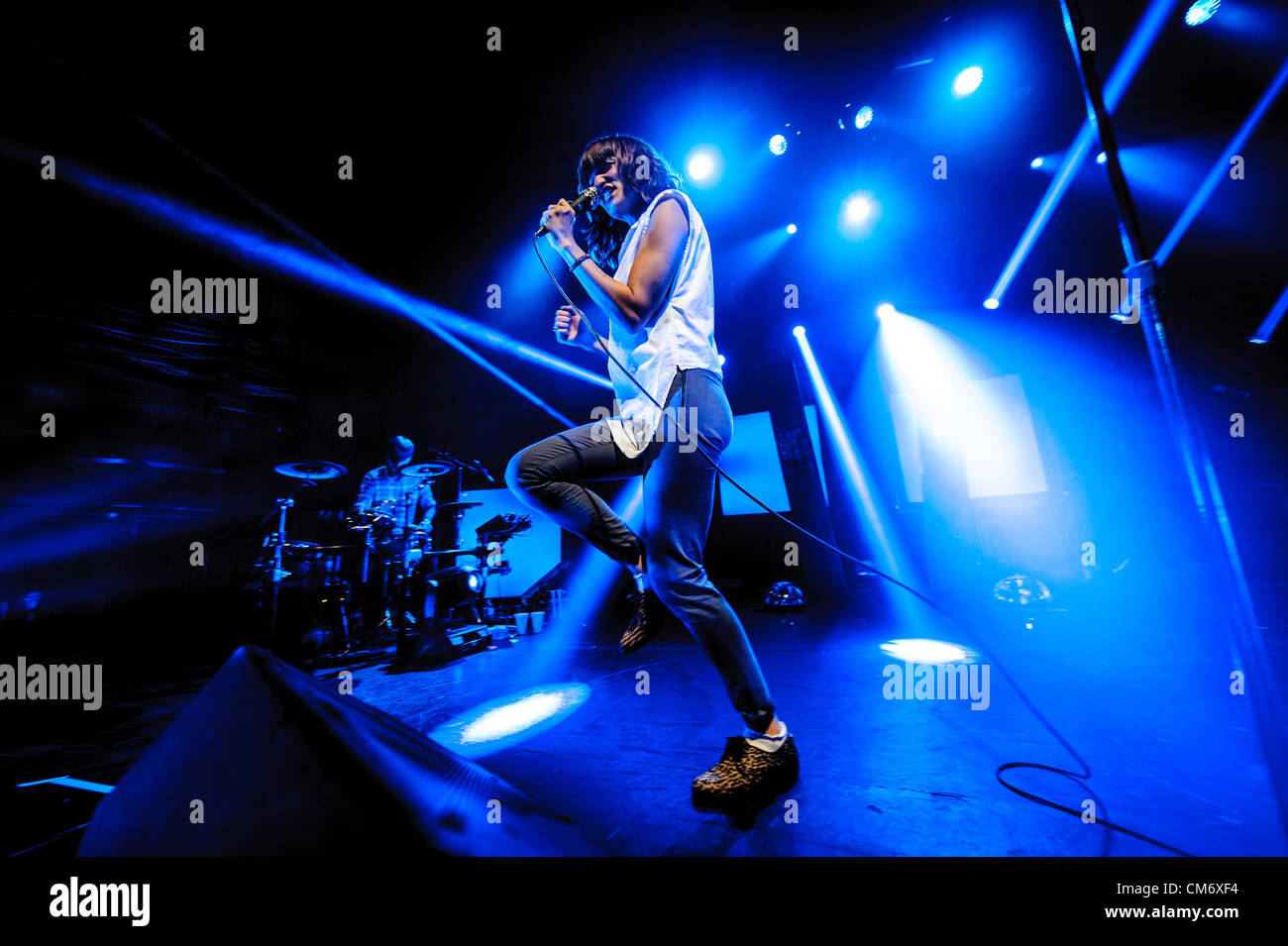 Oct. 18, 2012 - Toronto, Ontario, Canada - Lead singer-songwrighter of ...