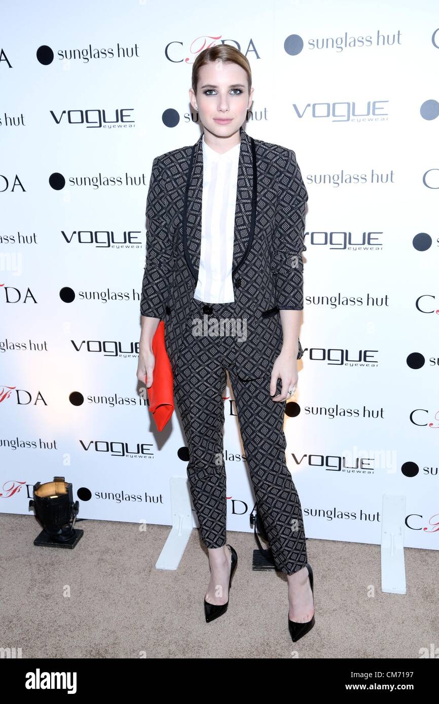 New York, USA. 18th October 2012. Emma Roberts at arrivals for ...