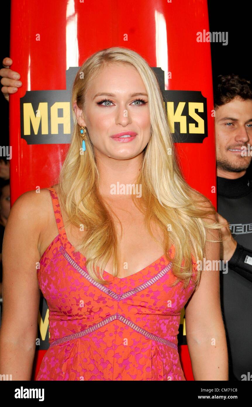 Los Angeles, California. 18th October 2012. Leven Rambin at arrivals for CHASING MAVERICKS ...