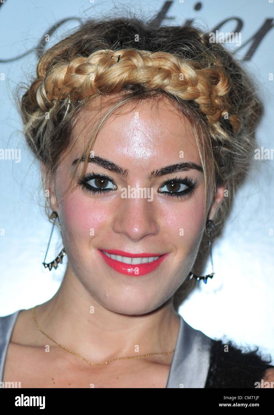 New York, USA. 18th October 2012. Chelsea Leyland at arrivals for WSJ ...