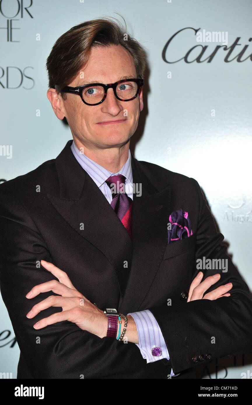 New York, USA. 18th October 2012. Hamish Bowles at arrivals for WSJ ...