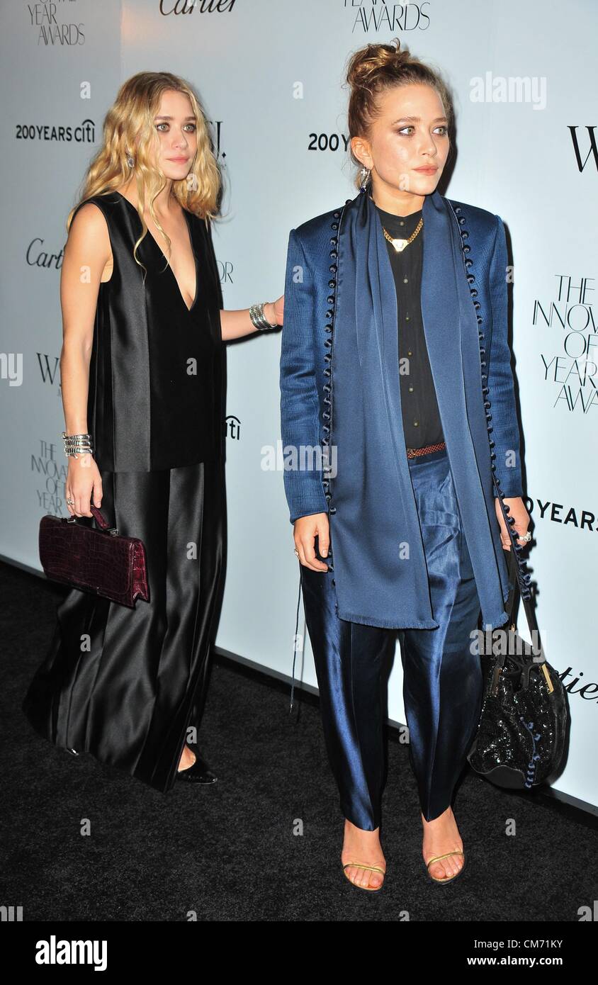 New York, USA. 18th October 2012. Ashley Olsen, Mary-Kate Olsen at ...