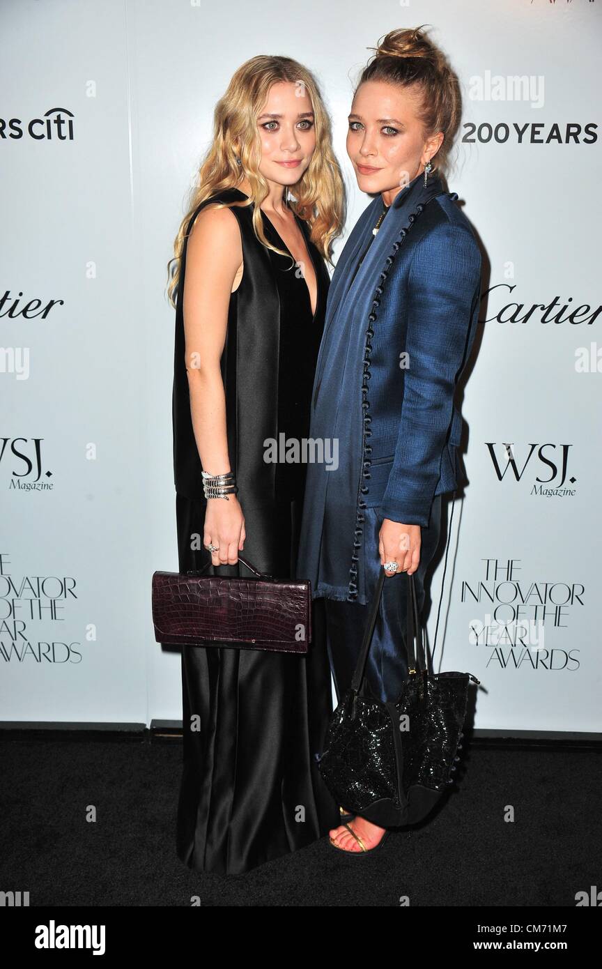 New York, USA. 18th October 2012. Ashley Olsen, Mary-Kate Olsen at ...