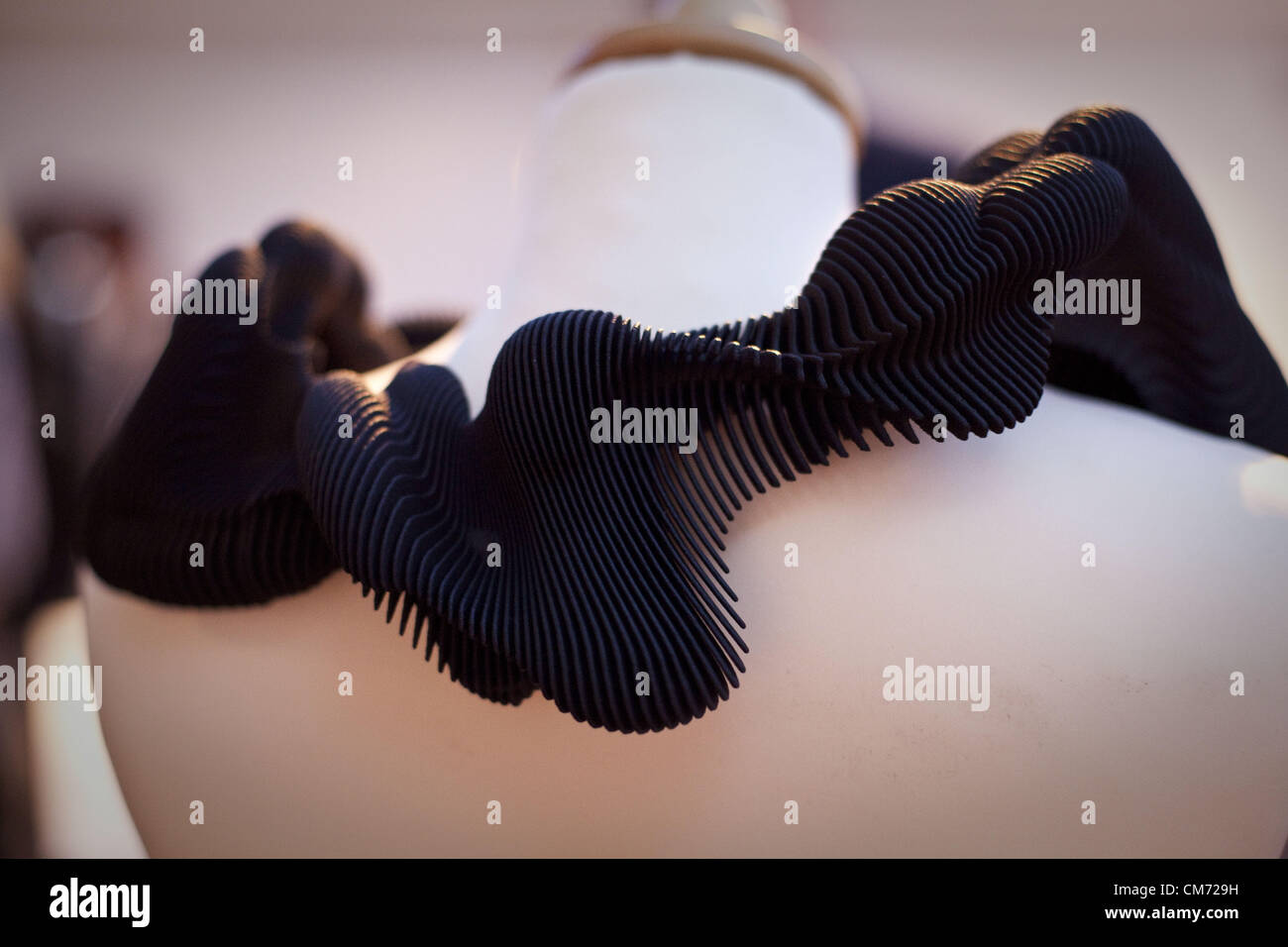 Oct. 19, 2012 - London, UK - 3D PRINT SHOW.Daniel Widrig's SLS ...