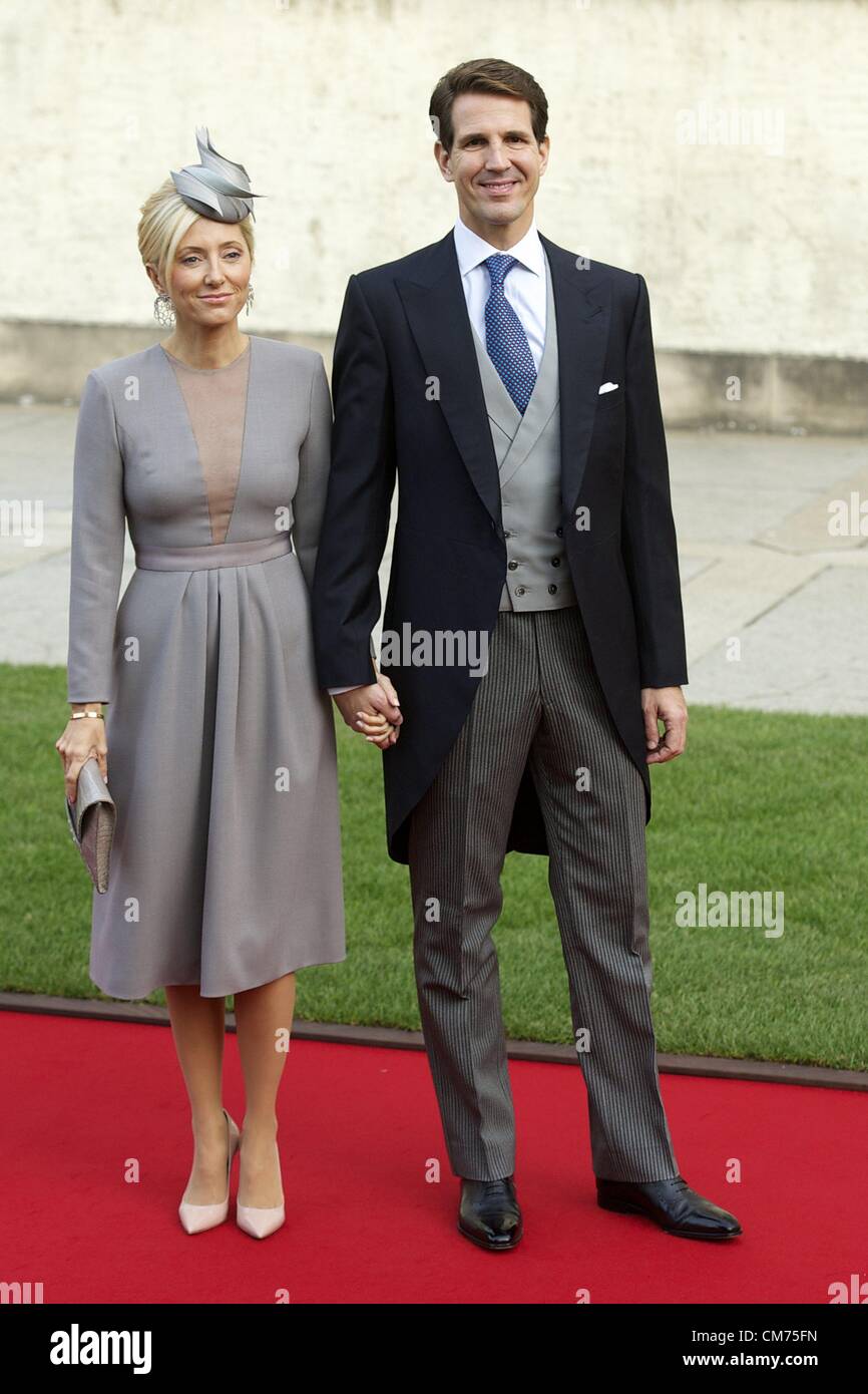 Oct. 20, 2012 - Luxembourg, Spain - Prince Pavlos of Greece and Marie Chantall attend a ...