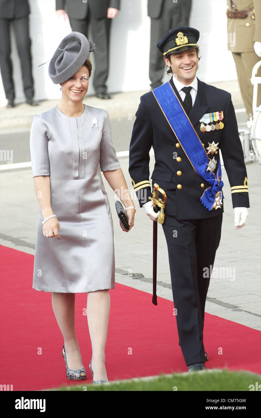 Oct. 20, 2012 - Luxembourg, Spain - HRH Princess Ma?rtha Louise of Norway and HRH Prince Carl ...