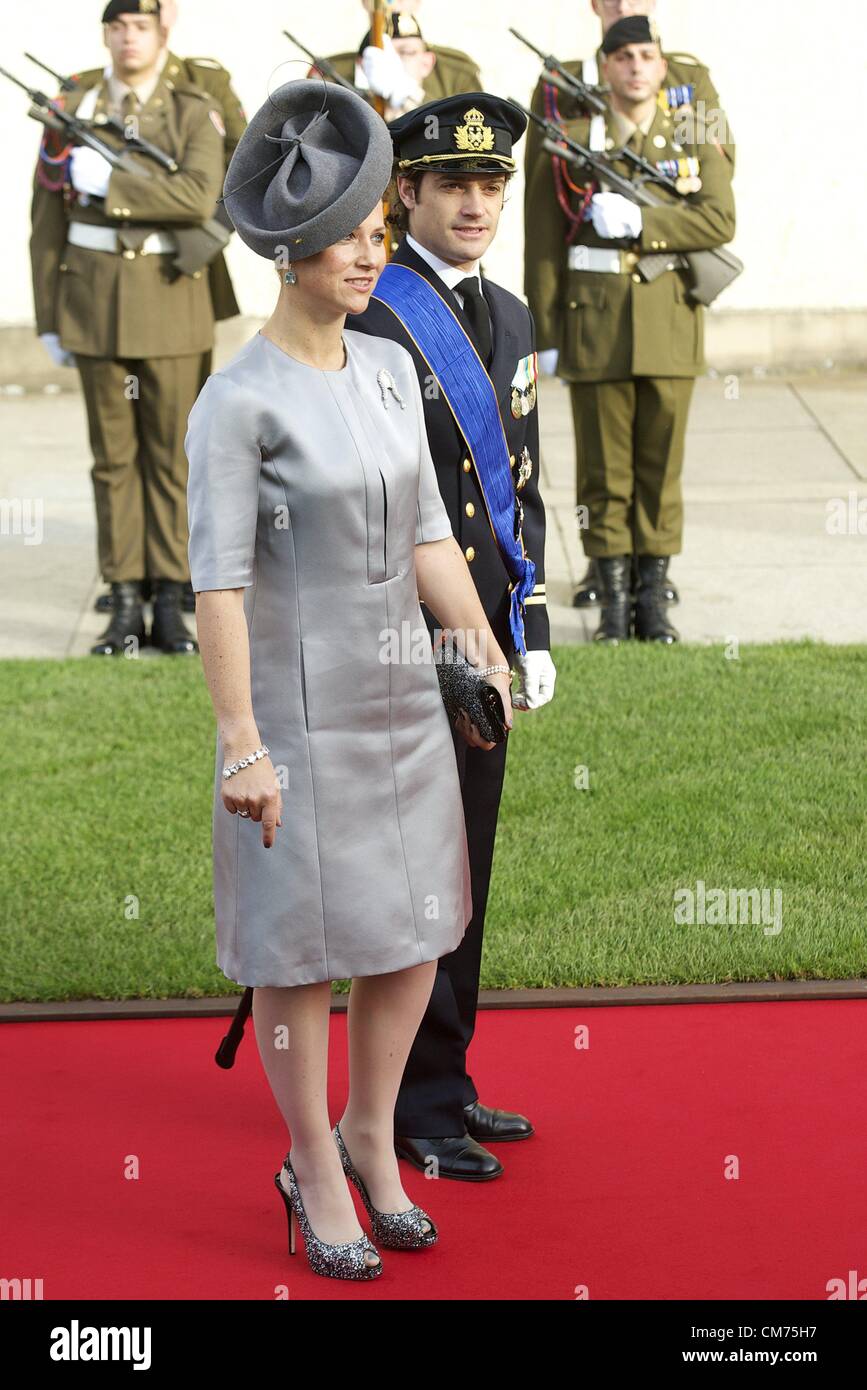 Oct. 20, 2012 - Luxembourg, Spain - HRH Princess Ma?rtha Louise of Norway and HRH Prince Carl ...