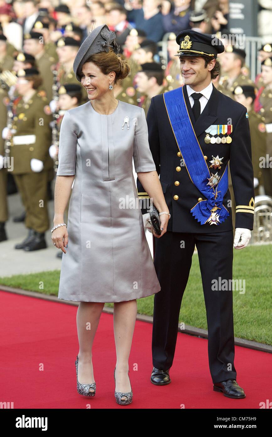 Oct. 20, 2012 - Luxembourg, Spain - HRH Princess Ma?rtha Louise of Norway and HRH Prince Carl ...