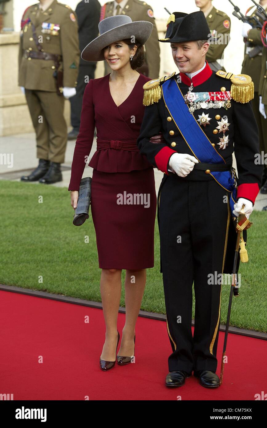 Oct. 20, 2012 - Luxembourg, Spain - TRH Prince Frederick and Princess Mary attend a Religious ...