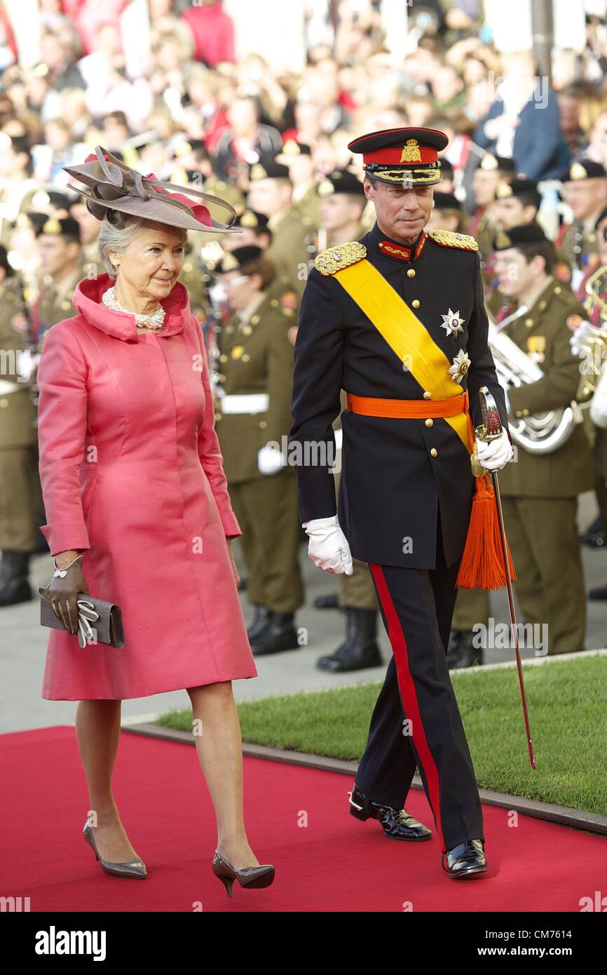 Oct. 20, 2012 - Luxembourg, Spain - Henri Grand Duke of Luxembourg attend a Religious wedding of ...