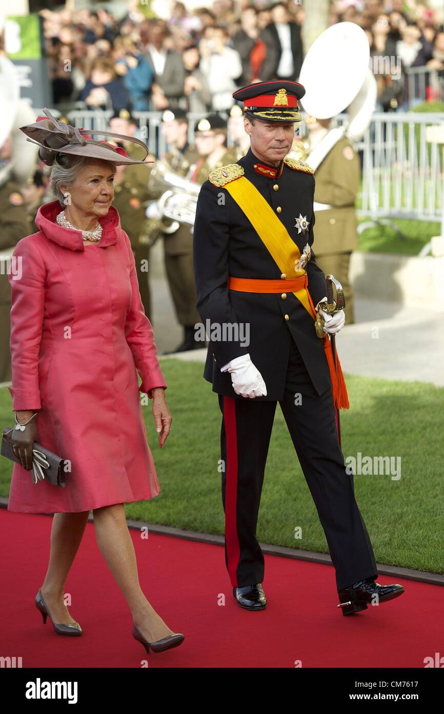 Oct. 20, 2012 - Luxembourg, Spain - Henri Grand Duke of Luxembourg attend a Religious wedding of ...