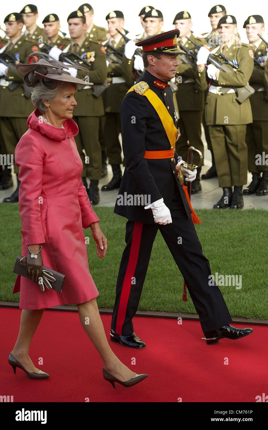 Oct. 20, 2012 - Luxembourg, Spain - Henri Grand Duke of Luxembourg attend a Religious wedding of ...