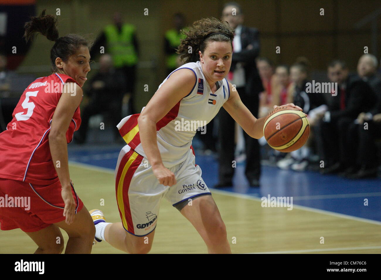 Gdynia, Poland 20th, October 2012 Basketball: Ford Germaz Extraleague ...