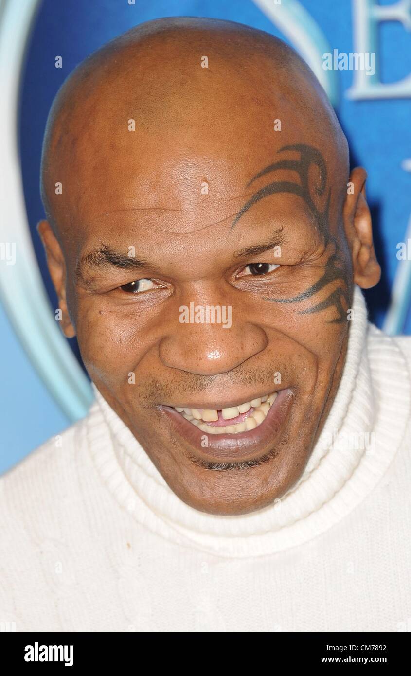 Mike Tyson at arrivals for SECRET OF THE WINGS Premiere, AMC Loews ...