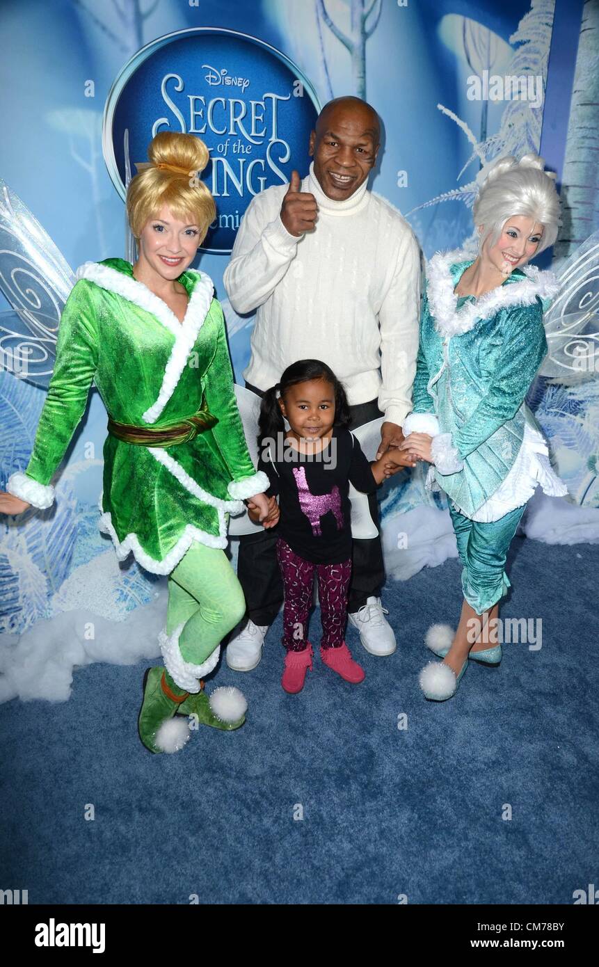 Mike Tyson, daughter Milan Tyson at arrivals for SECRET OF THE WINGS ...