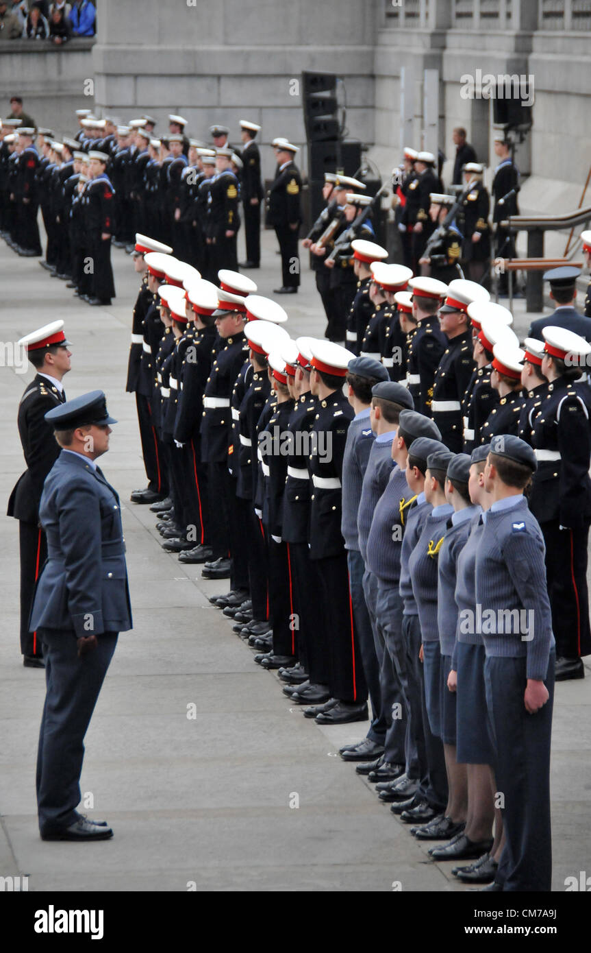 Annual trafalgar day parade hi-res stock photography and images - Alamy
