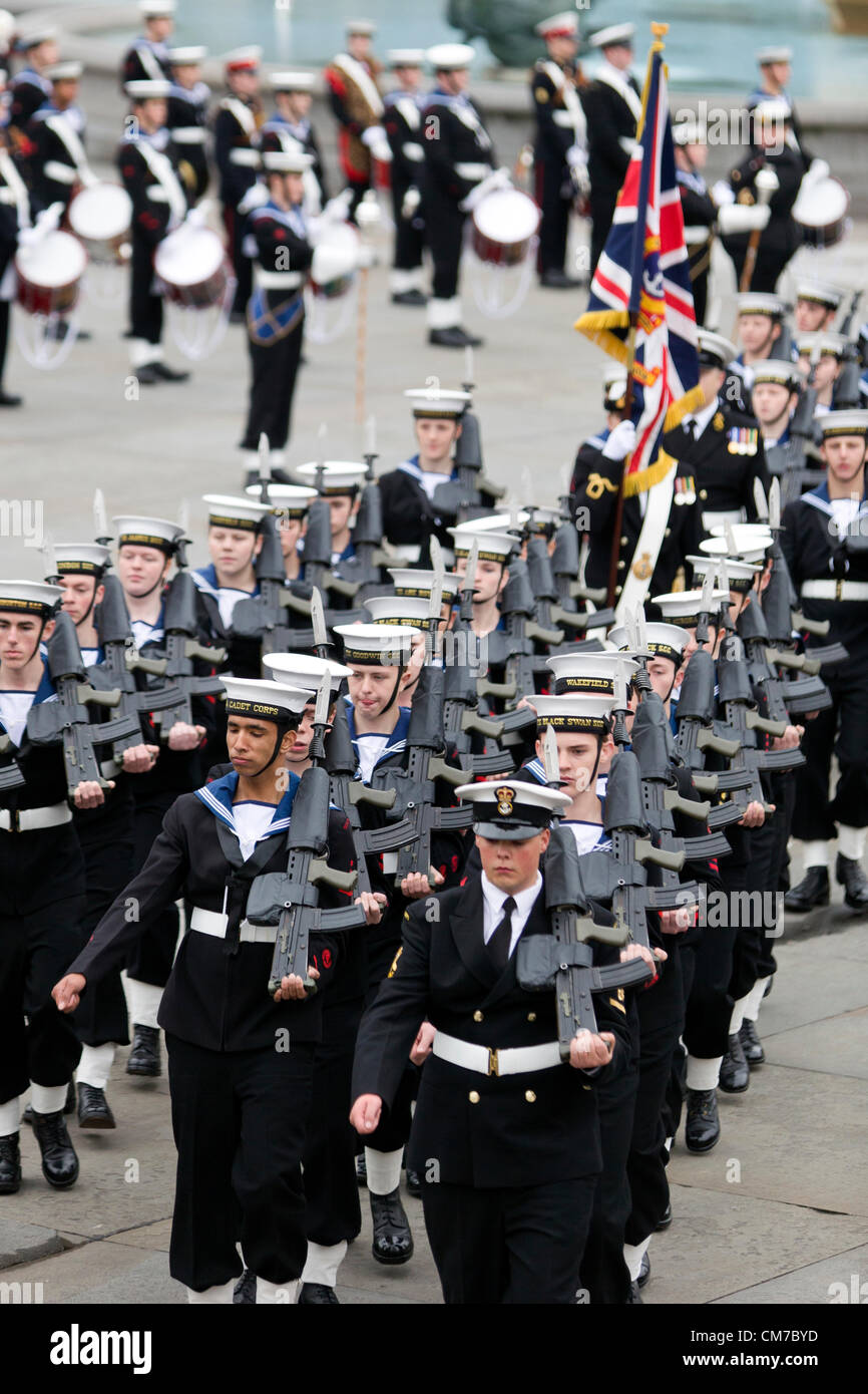 21st October 2012. The Sea Cadets annual Trafalgar Day Parade ...