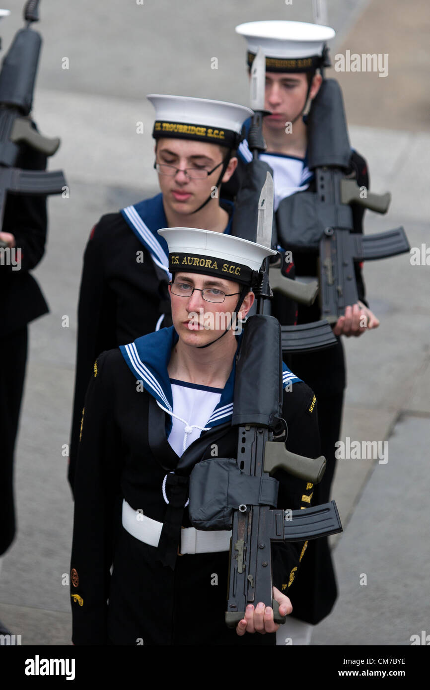 21st October 2012. The Sea Cadets annual Trafalgar Day Parade ...
