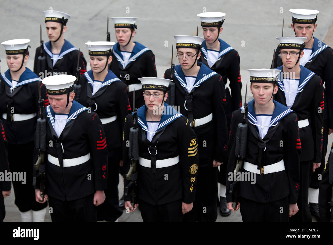 21st October 2012. The Sea Cadets annual Trafalgar Day Parade ...