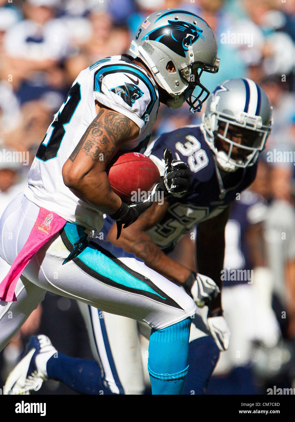 Oct. 21, 2012 - Charlotte, North Carolina, U.S. - Panthers WR LOUIS ...