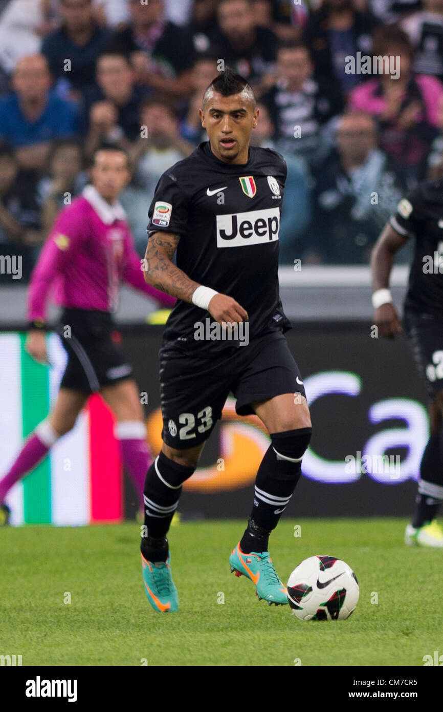 Torino, Italy. Arturo Vidal (Juventus), OCTOBER 20, 2012 - Football ...