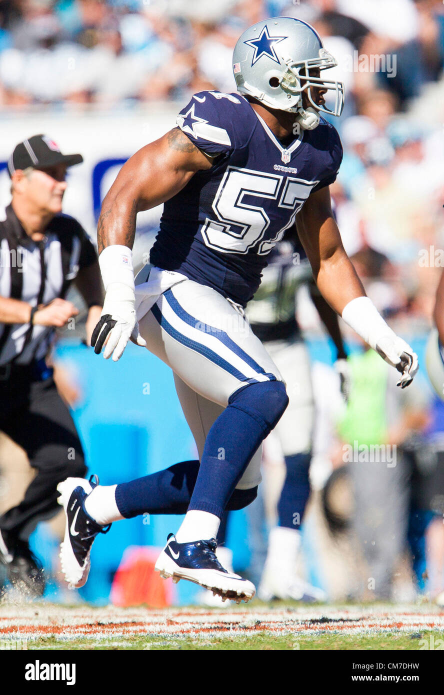 Oct. 21, 2012 - Charlotte, North Carolina, U.S. - Cowboys LB VICTOR ...