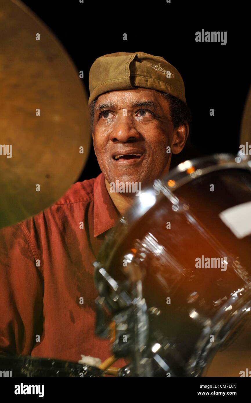 American jazz drummer Al Foster performs with his quartet at ...