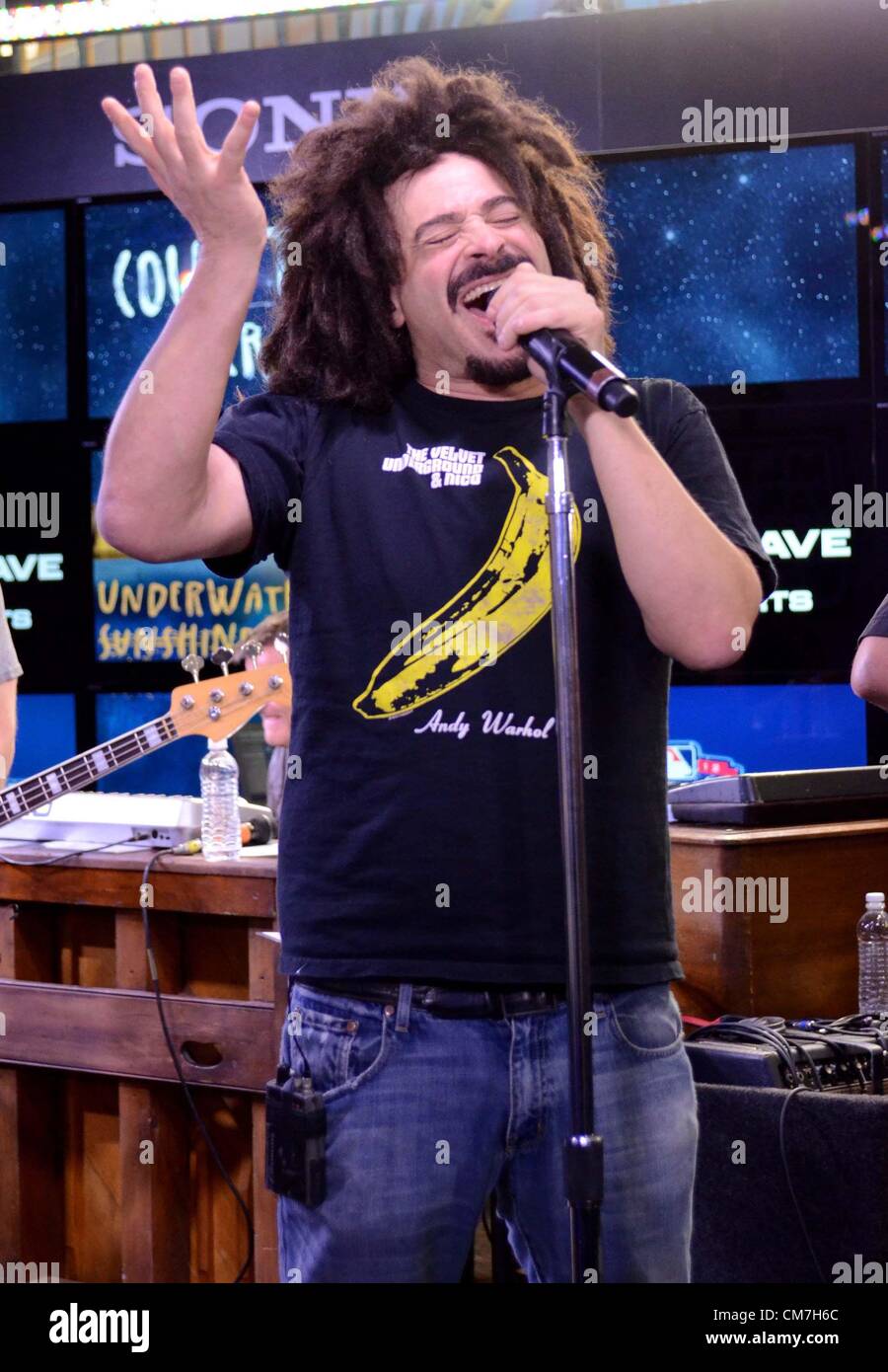 New York, USA. 22nd October 2012. Adam Duritz at a public appearance ...