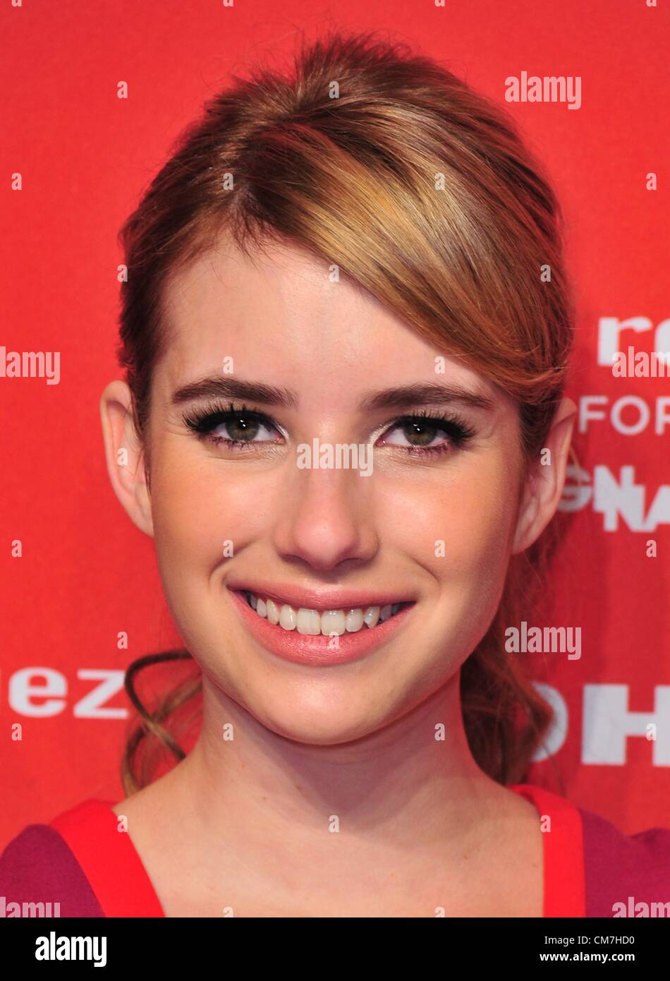 New York, USA. 22nd October 2012. Emma Roberts at arrivals for Kohl's ...