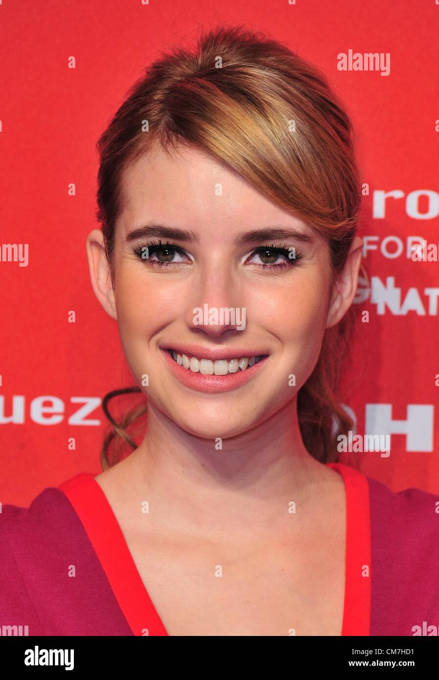 New York, USA. 22nd October 2012. Emma Roberts at arrivals for Kohl's ...