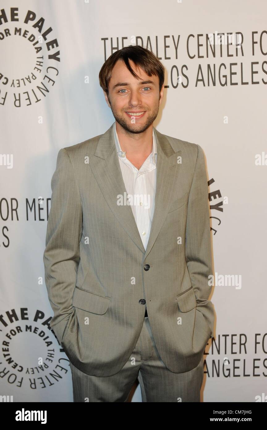 Los Angeles, USA. 22nd October 2012. Vincent Kartheiser at arrivals for The Paley Center for ...